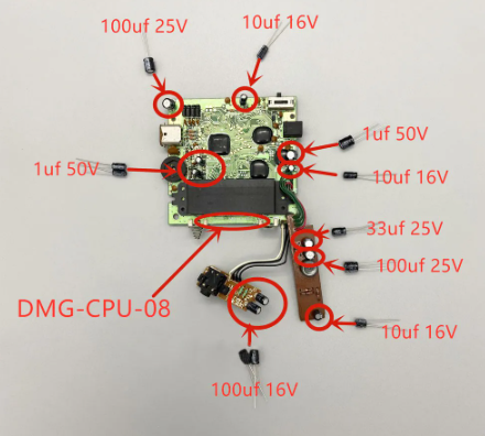 Gameboy Classic Capacitor Set - Bring new momentum to your retro gaming ...