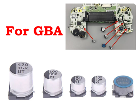 Gameboy Advance Capacitor Set - Boost your retro gaming! – Retrohahn
