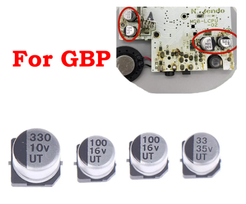 Gameboy Pocket Capacitor Set - Bring new momentum to your retro gaming ...